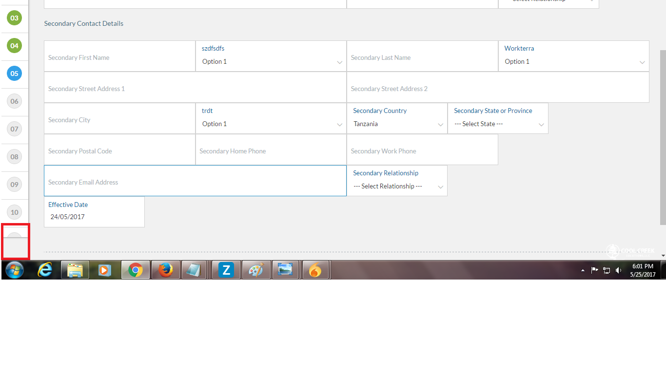 Nf 2116 Ui Any Company Partner Login Preboard Tour Navigation Tab Ui Is Not Proper